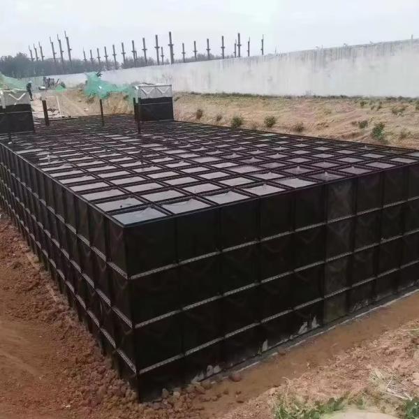 Quality Factory GSC BDF Underground Rainwater Collection Tanks Pressed Steel Sectional Modular Containers Panel for sale