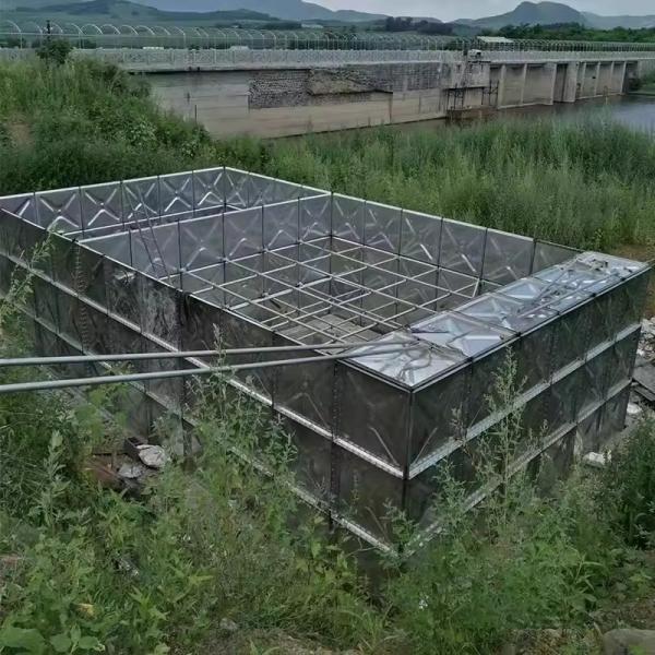 Quality Gsc Bdf Underground Pressed Steel Sectional Water Tank Gsc Combined Sectional for sale