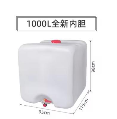 Cina Serbatoio idrico in plastica con gabbia in acciaio 80L / 100L / 200L / 300L in vendita