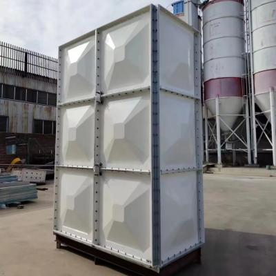 China 30000liters Sectional GRP FRP Fiberglass SMC Plastic Panel Water Reservoir Tank In Kenya for sale