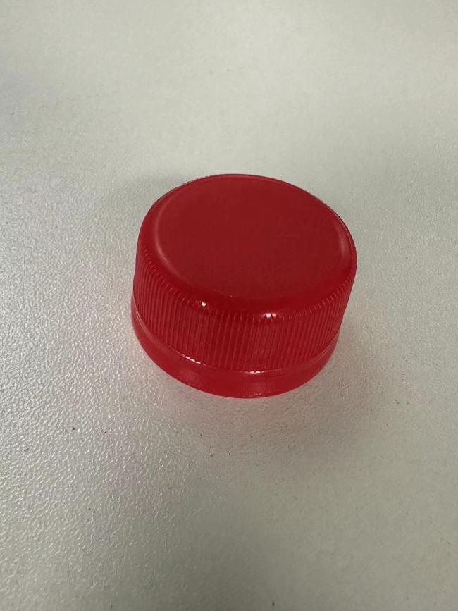 3025 Plastic Closures For Bottled Water Red cap China Bottle Closures Supplier