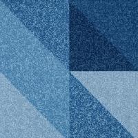 Quality Blue Geometric Carpet Tile B1 Fire Rated Nylon Commercial Carpet 1/12 Gauge for sale