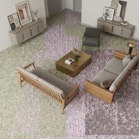 China Modular Nylon Carpet Tile Abstract Heather Block Carpet Tile for sale