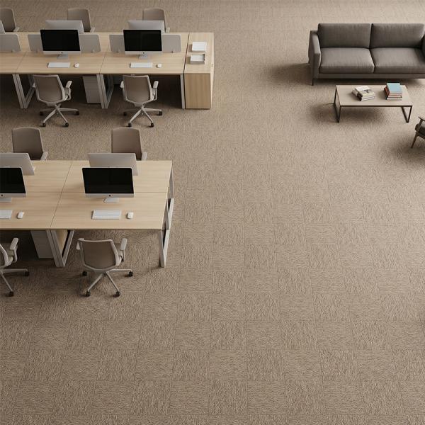 Quality 100% Polypropylene Carpet Tiles 60x60 Anti Static Commercial Carpet Tiles for sale