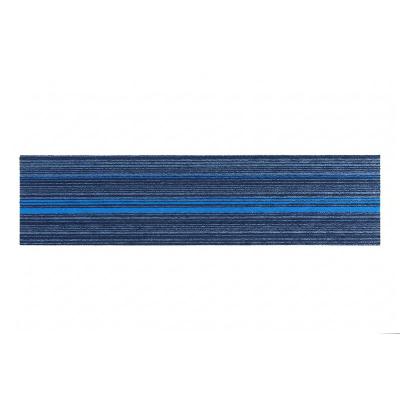 China Indigo PP Carpet Tile Heathered Base Industrial Carpet Squares for sale