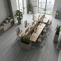 Quality Pale Blue Outdoor Carpet Squares 25x100cm Carpet Planks Antibacterial Treatment for sale