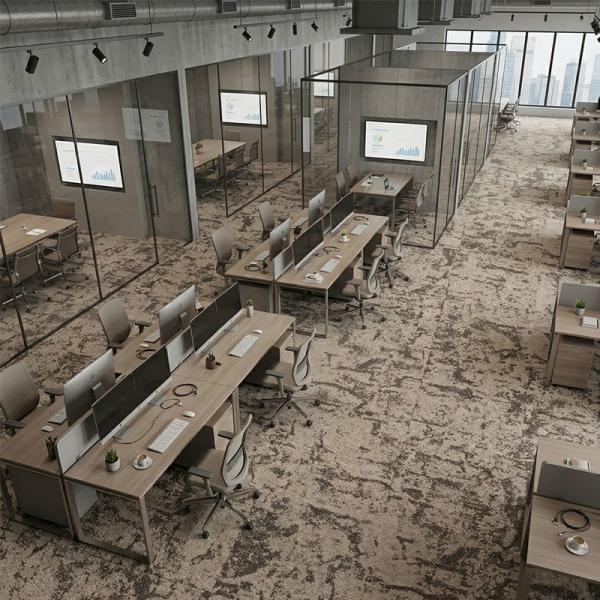 Quality Neutral Beige Commercial Floor Carpet Antibacterial Interface Commercial Carpet for sale