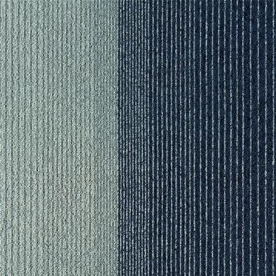 China Split Office Flooring Carpet Tiles Navy Blue Office Carpet Tiles for sale