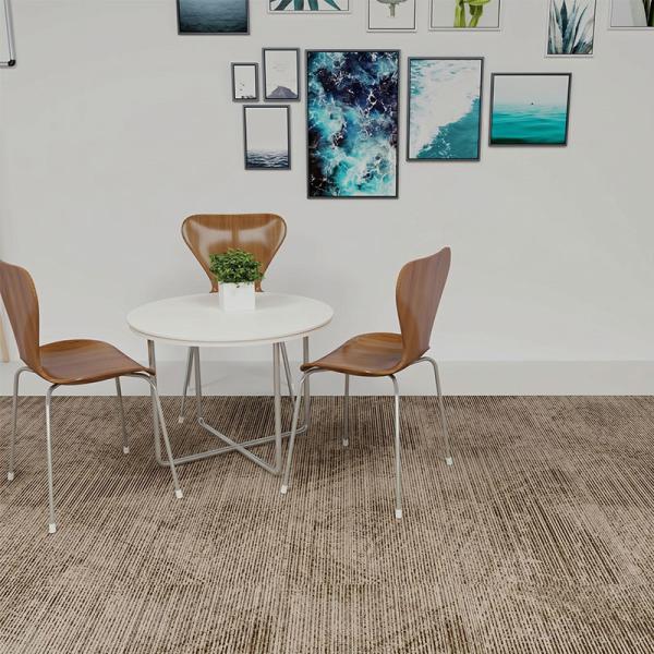 Quality Distressed Brown Commercial Carpet Tile Nylon PP Commercial Rug Tiles for sale