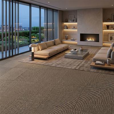 China Warm Taupe Select Elements Carpet Tile Textured Weave PP Nylon Carpet Tile for sale