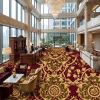 China Damask Select Elements Carpet Tile Nylon PP Floral Pattern Carpet Tiles for sale