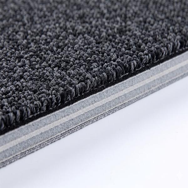 Quality Charcoal Grey Sound Absorbing Carpet Tiles Fireproof Sound Dampening Rug for sale
