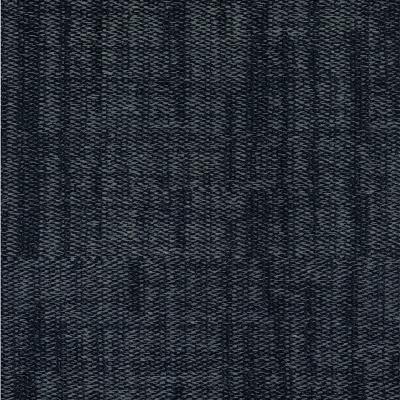 China Dark Grey Linear Textured Carpet Tile Nylon Carpet Tile 1/12 Gauge High Density Durable Office Flooring for sale