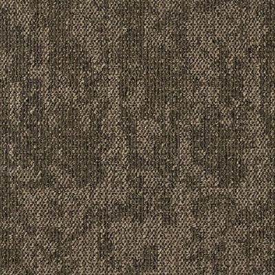 China Warm Brown Mottled PP Carpet Tile Flame Retardant Industrial Carpet Tiles for sale