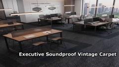 Executive Office Carpet Tiles Soundproof Vintage Style