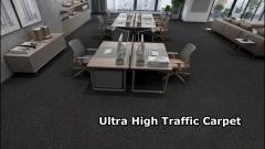 Durable Commercial Carpet Tiles For High Traffic Retail