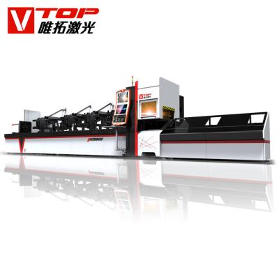 China Cnc automatic bundle loader metal pipes fiber laser cutting machine for sale