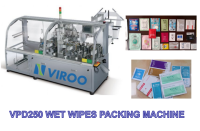 China Single Sachet Wet Wipes Machine High Speed PLC Control 180 Bags Per Minute for sale