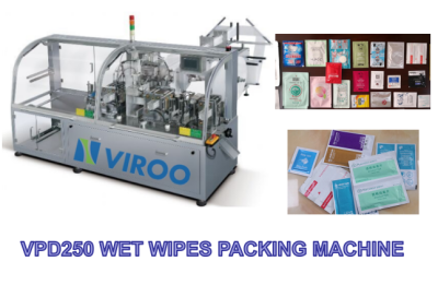 China Alcohol Pad Wet Wipes Making Machine PLC Touch Panel Durable Appearance for sale