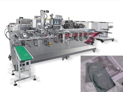China Mini Style Automatic Face Mask Filling Sealing Machine 50packs/Min for sale