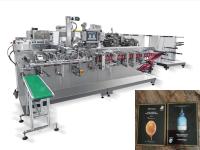 China High Speed Automatic Face Mask Packing Machine 80g Spunlace 380V 50Hz for sale