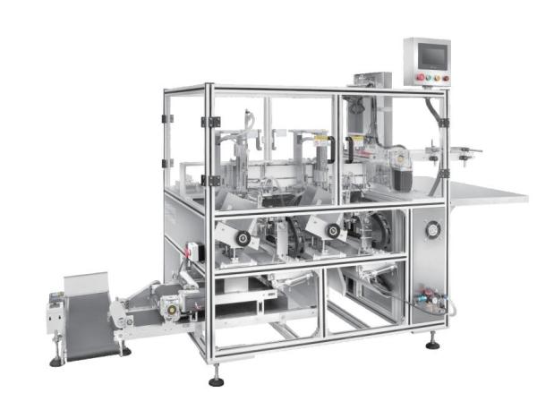 1.2KW Facial Mask Cutting Folding Packing Machine 0.6MPA Automatic Nonwoven