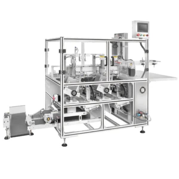 1.2KW Facial Mask Cutting Folding Packing Machine 0.6MPA Automatic Nonwoven