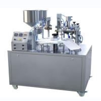 China Semi-Auto Plastic Tube Filling and Sealing Machine 0-250ml 220V for Cosmetic Cream for sale