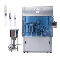 China Automatic Pneumatic Aseptic Gel Plugging Prefilled Syringe Filling Machine 2100-2350 pc/h for 0.5-80ml Plastic Tubes for sale