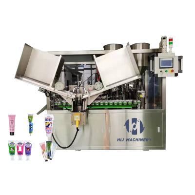 China Kosmetische Haarcreme Tube Füll- und Versiegelungsmaschine Gesichtswaschcreme Maschine for sale
