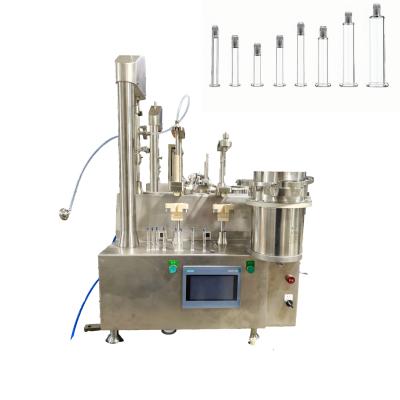 China Manufacturer High Accuracy Semi Automatic Desktop Prefilled Syringe Filling Machine for sale