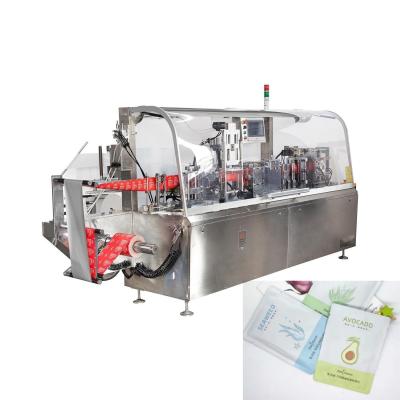 China Automatic Single Sheet Wet Tissue Packing Machine 3/4 Side Sealing Sachet Packaging Machine for Hotel for sale