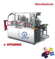 China Automatic Horizontal Wet Wipes Machine 250 Four Side Sealing Packaging 220V for sale