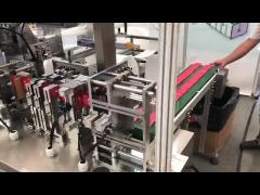 ポンプ自動ぬれたティッシュ機械横の4側面のシーリング、ぬれたワイプの製造業のmachinに吹きかけなさい
