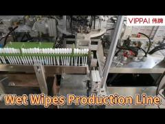 Automatic Wet Wipes Production Line 90bags/Min Stainless Steel For Medical Stick