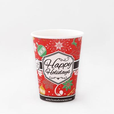 China 10oz 360ml Single Wall Paper Cups PLA Coating Biodegradable Branded Paper Cups Te koop
