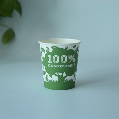 China 3oz 75ML Single Wall Paper Cup Single PE Paper Cup Customized Logo for sale