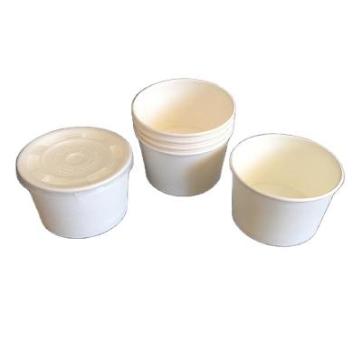 China Disposable Paper Bowl 350ml PE Coated For Customization Print for sale