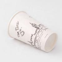 China 24oz Single Wall Cups 675ml PE Coating Waterproof Biodegradable Cold Cups for sale