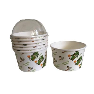 Cina Coppe di carta compostabili da 120 ml, di colore bianco Kraft, rivestite con PLA, di carta usa e getta in vendita