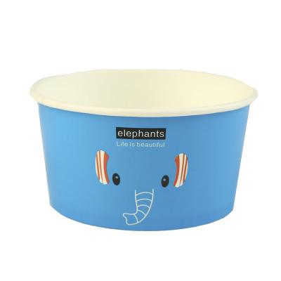 Cina Ciotole di carta per pranzo Dimensione personalizzata 930 ml Ciotole rotonde di gelato monouso in PLA in vendita