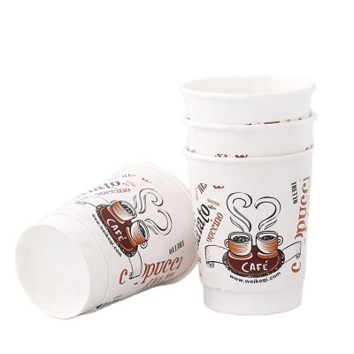 Cina Tazza di carta da parete stampata su misura da 3 oz a 32 oz con coperchio in vendita