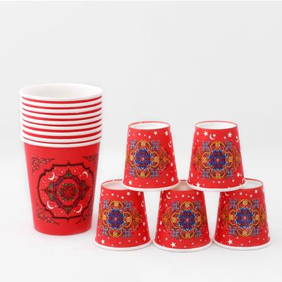 Cina Logo personalizzato Tazze di carta usa e getta 8oz 12oz 16oz Bevande calde in vendita