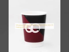 Wholesale Double Wall Paper Cup 8oz 300ml With PE Coating Hot Drink