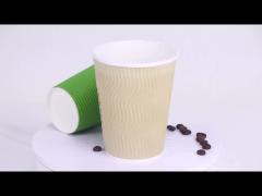 Eco Friendly Ripple Wall Paper Cup 300ml 8oz Ripple Cups Klanten logo