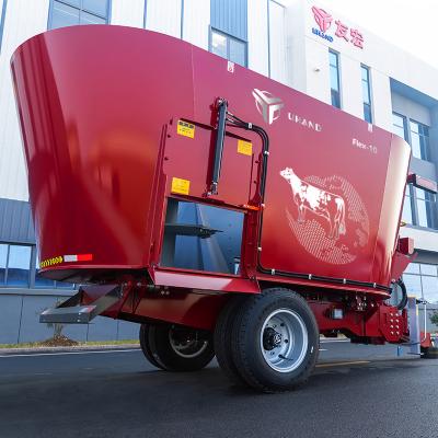 China 10m³ Vertical TMR Mixer Superior Stability For Large Livestock Ranches for sale