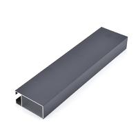 China Anoized Black 6000 Series Powder coated Aluminium Window Profile for sale