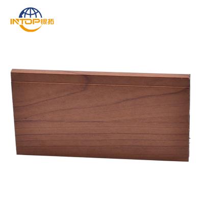 China Window Aluminium Profile Outdoor Wood Grain Customized Sizes Shapes for sale