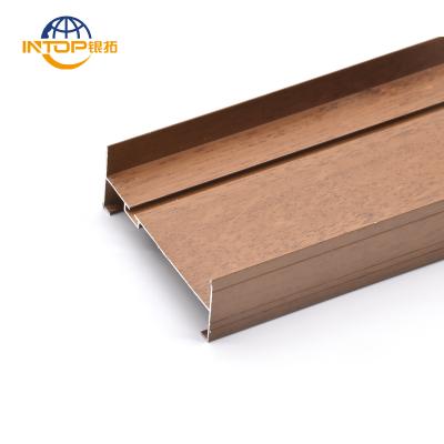 China Wood Colour Window Aluminium Profile Multiple Color Options Corrosion Resistant for sale