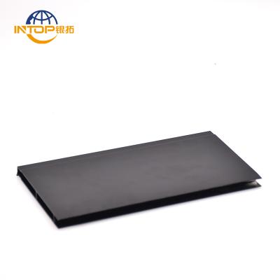 China Anodizing Sandblasting Black Aluminium Profiles for Wardrobe Matte OEM Service for sale